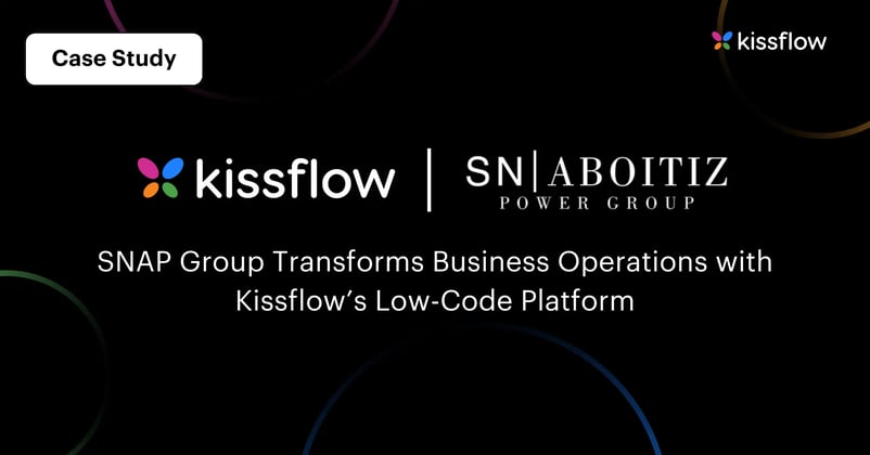 SNAP Group Streamlines Operations with Kissflow’s Low-Code Platform